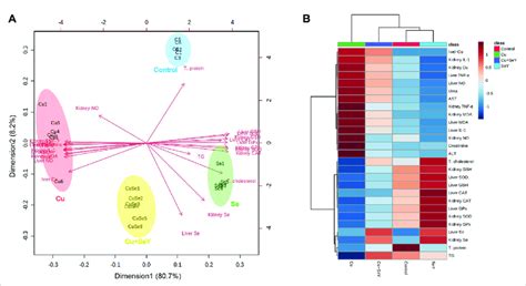 Principal Components Analysis Pca And Clustering Heatmap Of Sey