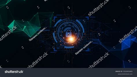 Cyber Concept Featuring Digital Security Key Stock Illustration 2532831843 Shutterstock