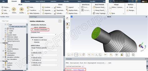 حدس اولیه یا مقدار دهی اولیه در انسیس فلوئنت Initialization In Ansys