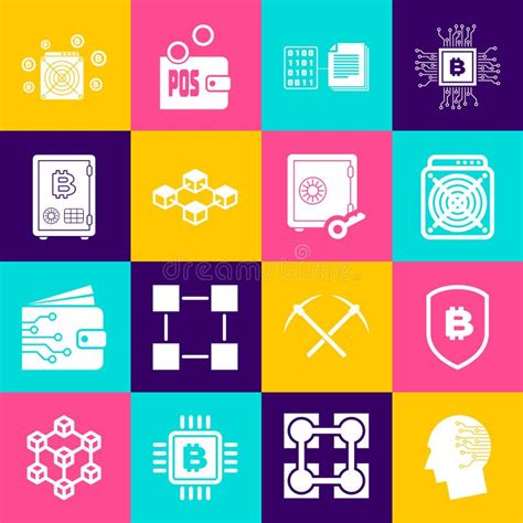 Set Brain As Digital Circuit Board Shield With Bitcoin Asic Miner Smart Contract Blockchain