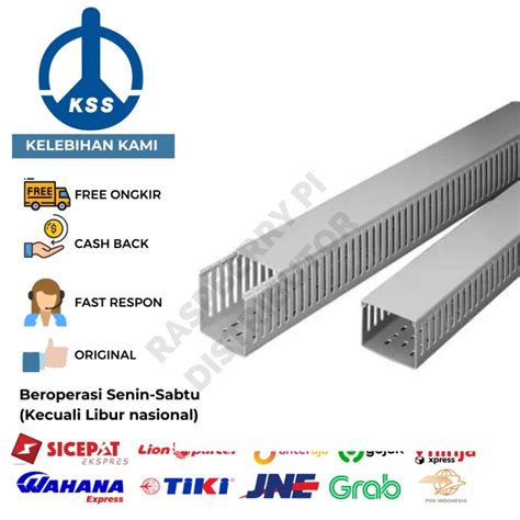 Jual Kss Cable Duct Slotted Md 5 45x65mm 45 X 65 X 1700 Mm Jakarta