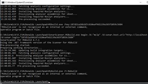 MSbuild Exe Is Not Recognized As An Internal Or External Command Operable Program Or Batch