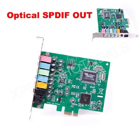 새로운 Pci E Pci 익스프레스 8 채널 71 Spdif 오디오 사운드 카드 Pc Windows7의8sound Card