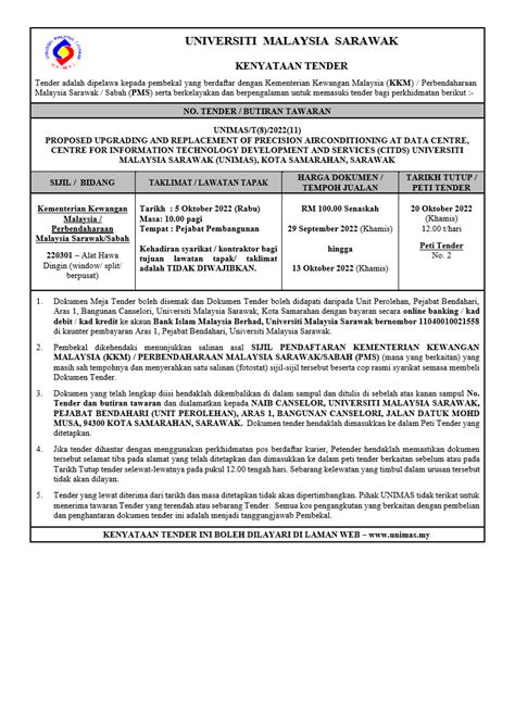 unimas t 8 2022 11 proposed upgrading and replacement of precision