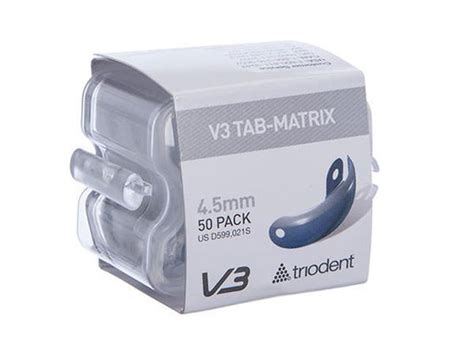 Triodent V3 Tab Matrix Clinical Research Dental