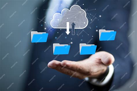 Premium Photo File Transfer Protocol Or Ftp Digital System For Transferring Documents Files