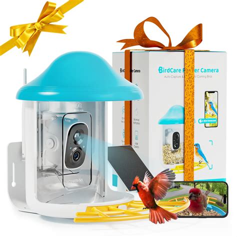 Howiray Smart Bird Feeder With Camera Wild Bird Watching Camera With Ai Identify Auto Capture