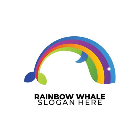 Rainbow Logo Colorful Gradient Style 15718908 Vector Art At Vecteezy