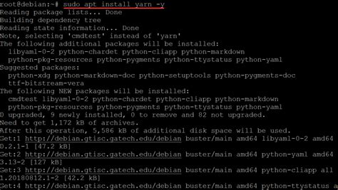 Yarn Installation On Debian Linux