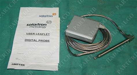 Solartron Metrology Digital Probe Ametek Dt10p Lvdt 216a815p03 971216 1 Linear