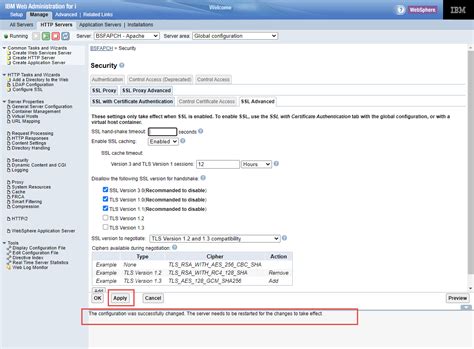 Esm Gui How To Restrict Ssl Connections To Use Specific Tls Versions