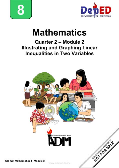 Math 8 Quarter 2 Module 2 Illustrating And Graphing Linear