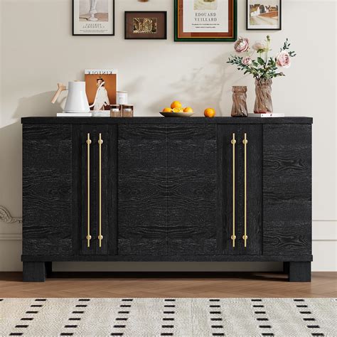 60 Inch Black Sideboard Modern Storage And Style For Your Living Room