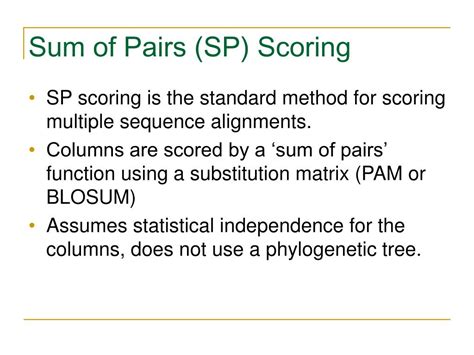 Ppt Scoring A Multiple Alignment Powerpoint Presentation Free