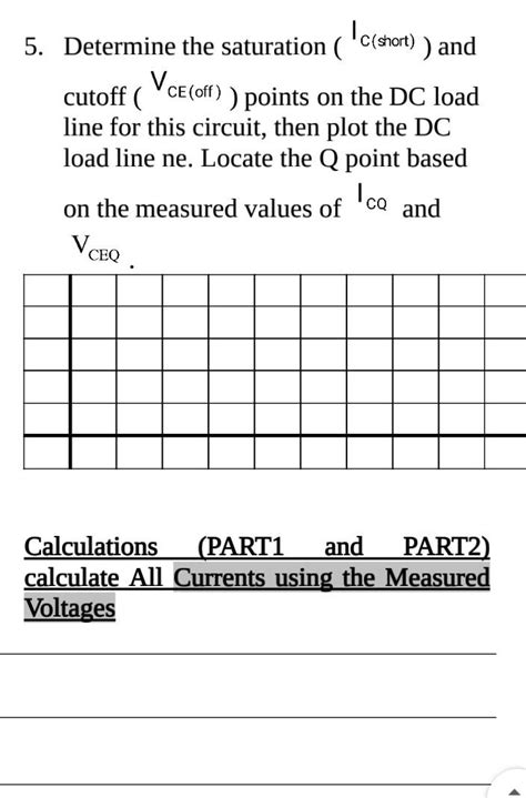 Solved Part Determining Transistor Parameters And The DC Chegg