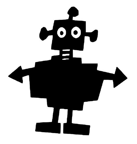 Download Funny Robot Silhouette Svg Freepngimg