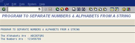 Separate Alphabets And Numbers In Any String