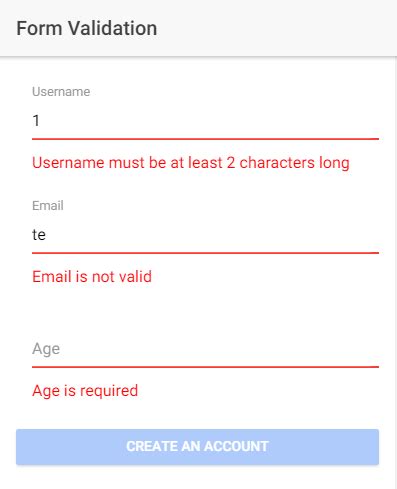 Form Validation With Angular And Spring Boot