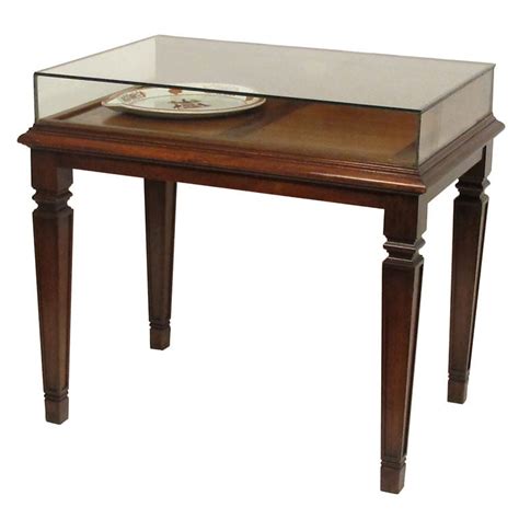 Mahogany Table Display Case At 1stdibs