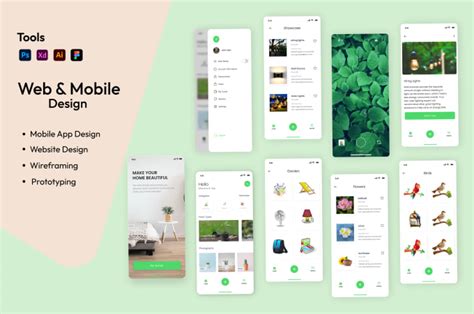 Design Mobile App Ui Ux Wireframe And Prototype With Figma By Malaikamirza25 Fiverr