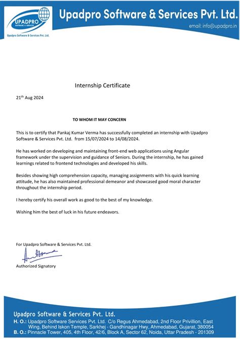 Pankaj Verma On Linkedin Angulardevelopment Internship Frontenddeveloper Softwareengineering