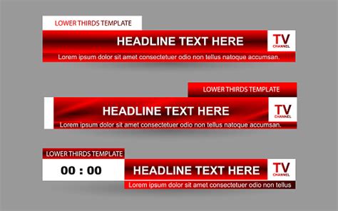 브로드캐스트 뉴스 하부 제3자 템플릿 레이아웃 디자인 배너의 컬렉션 벡터 설정 야구 3 루에 대한 스톡 벡터 아트 및 기타 이미지 야구 3 루 장치 화면 Live