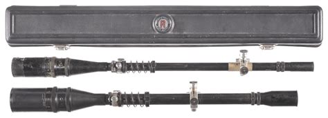 Two J Unertl Scopes Rock Island Auction