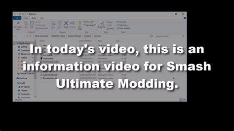 Smash Bros Ultimate Modding Information Shared Or One Slot Files