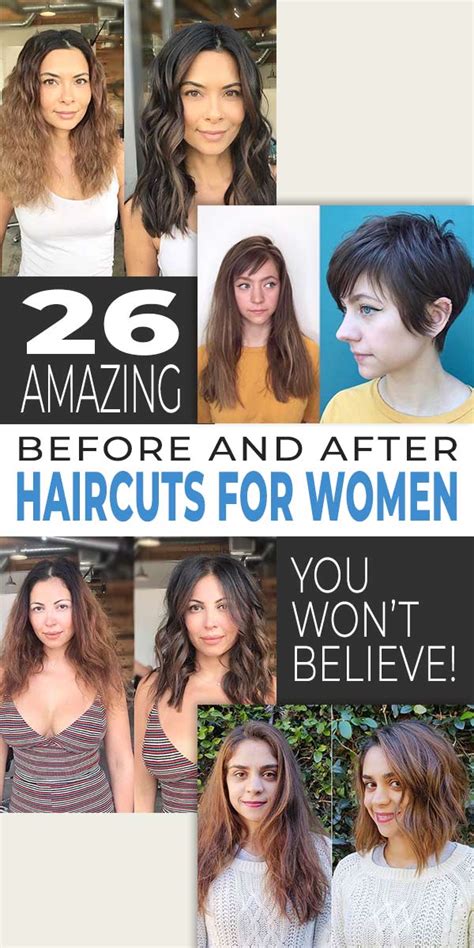 26 Amazing Before And After Haircuts For Women You Wont Believe