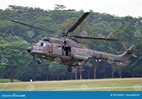 Rsaf Super Puma Helicopter Editorial Photography Image Of Chopper