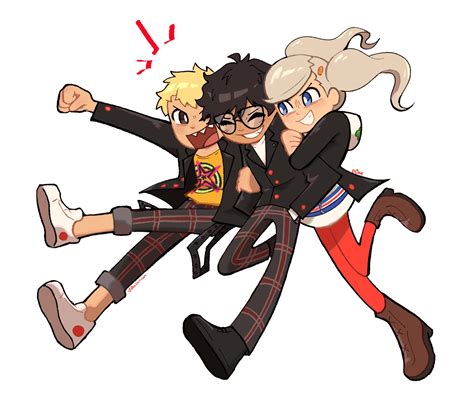 Amamiya Ren Sakamoto Ryuuji Takamaki Anne Persona Persona 5