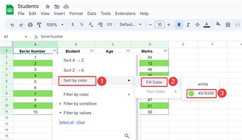 How To Sort Google Sheets By Color In Easy Steps