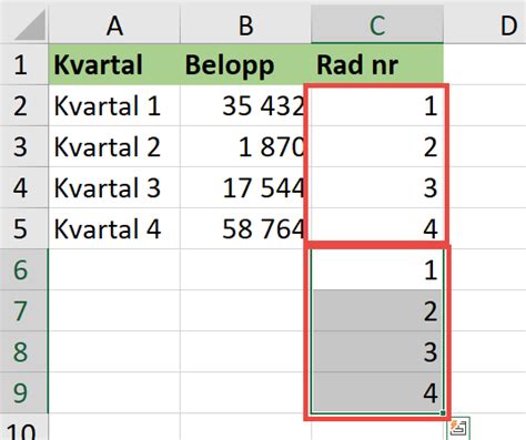 Infoga Varannan Rad I Excel Excelbrevet