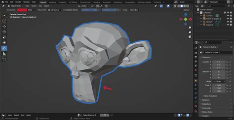 How To Create An Outline With Geometry Nodes Blender Stack Exchange