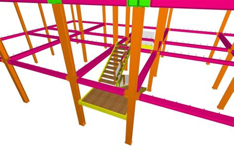 3dmodeling 3ddesign Construction Engineering Steel Steeldetailing Steeldesign Beams