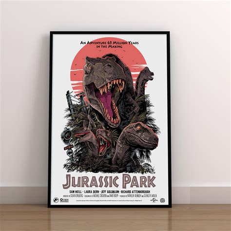 Jurassic Park Poster Wall Art Wall Prints Home Decor Classic Matte