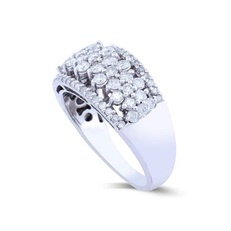 1 Ct Tw Diamond Diamond Rings In 10k White Gold Corporatejewelers