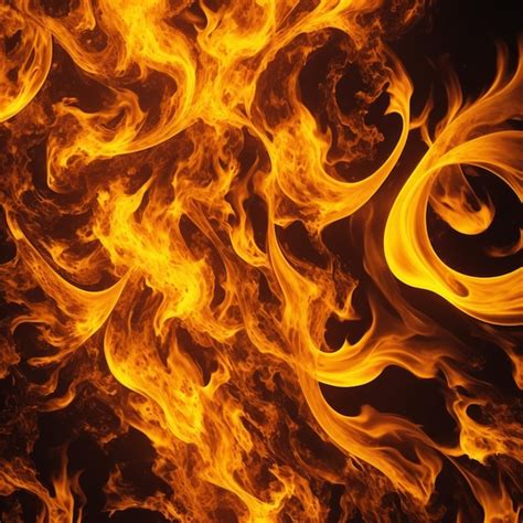 Premium Ai Image Fire Background
