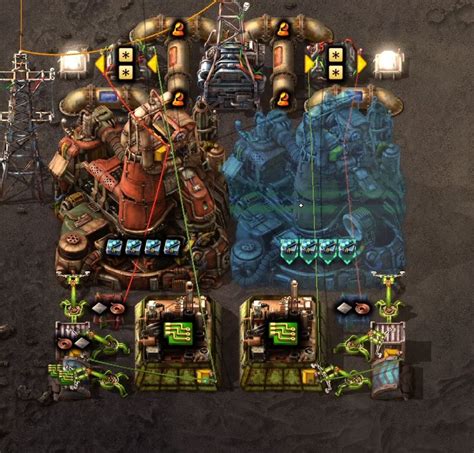 Factorio Group Ignore The Unbuilt Foundry But Im Really Happy With This Green Circuit Build I