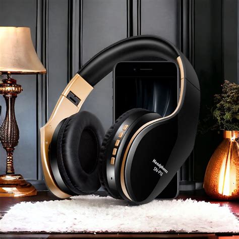 Wireless Bluetooth Headset Noise Cancelling Foldable Design Stere Fitness Vibes