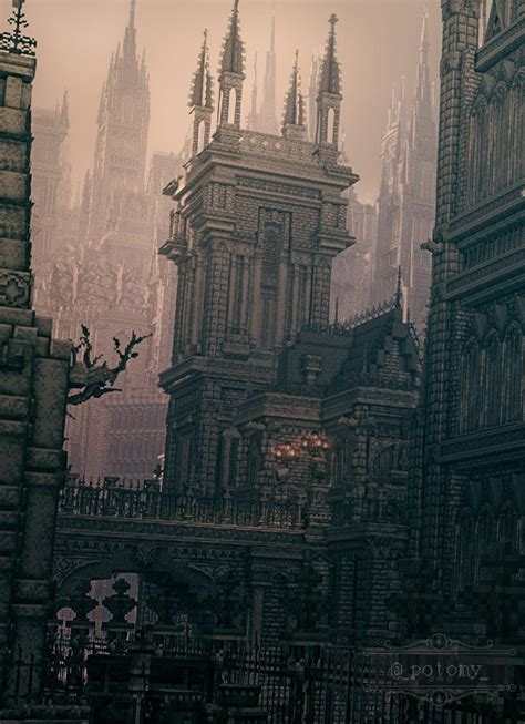 ℙ𝕠𝕥𝕠𝕞𝕪 Potomy X Minecraft Architecture Minecraft City Gothic