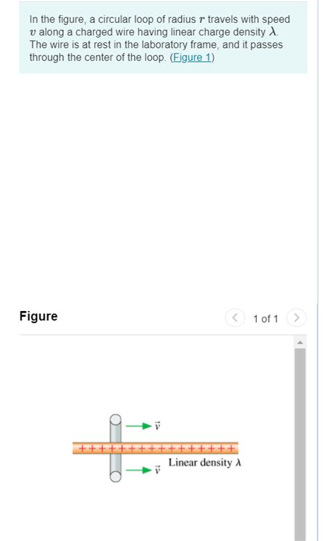 Solved In The Figure A Circular Loop Of Radius R Travels Chegg