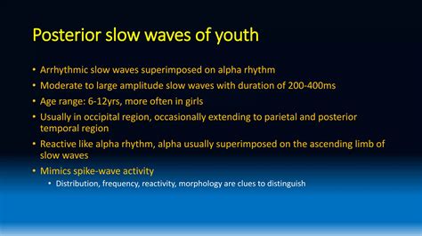 Normal Eeg Waveformspptx Brain And Nervous System Disorders