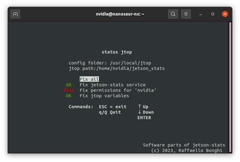 Troubleshooting Jetson Stats