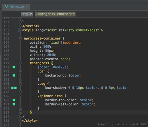 Idea中vue文件内嵌sassscss片段提示语法错误idea 识别 Vue 里的 Scss Csdn博客