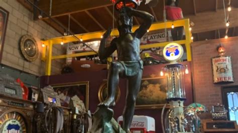 Late 1800s Cigar Indian Natural Gas Torch Lighter Sold For 1295