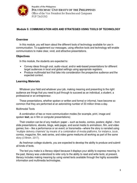 Communication Aids And Strategies Using Tools Of Technology A Guide To Creating Effective