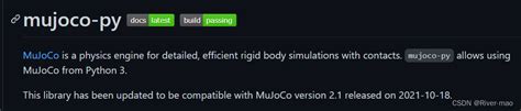 MuJoCO仿真 MuJoCo Win 安装 CSDN博客