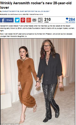 Steven Tyler Vive Romance Com Jovem De 28 Anos Movenotícias