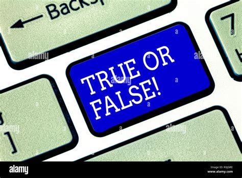 Handwriting Text True Or False Concept Meaning Decide Between A Fact